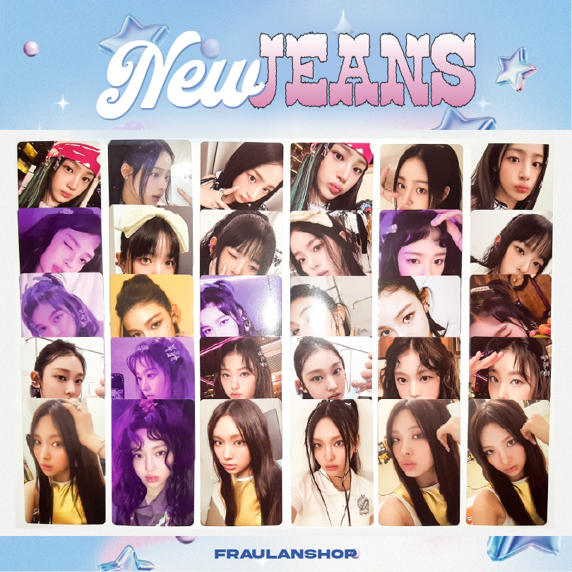 Photocard NewJeans - 2nd EP Album'Get UP' Weverse Ver. A, B, C (Booked, Hanni, Haerin, Danielle ...