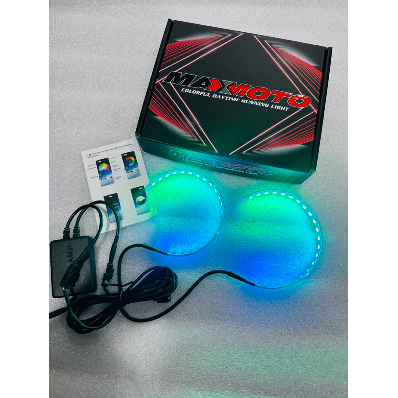 Demon/devil EYES 360 RGB MATRIX APPLICATION 210 MODE MAXMOTO | Shopee ...