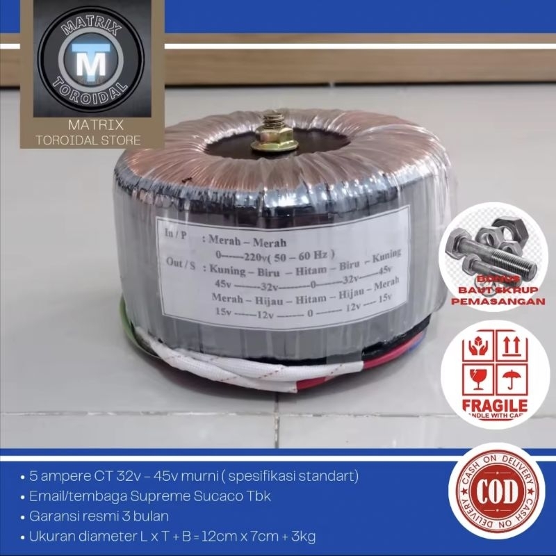 5a CT 45V donut toroid transformer | Shopee Malaysia