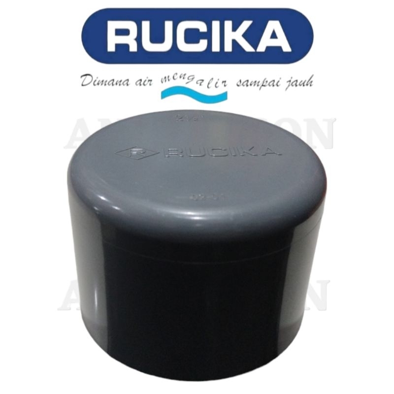 Dop 21⁄2 INCH RUCIKA CAP 21⁄2" RUCIKA PLAIN LID PVC PIPE 21/2 INCH D ...