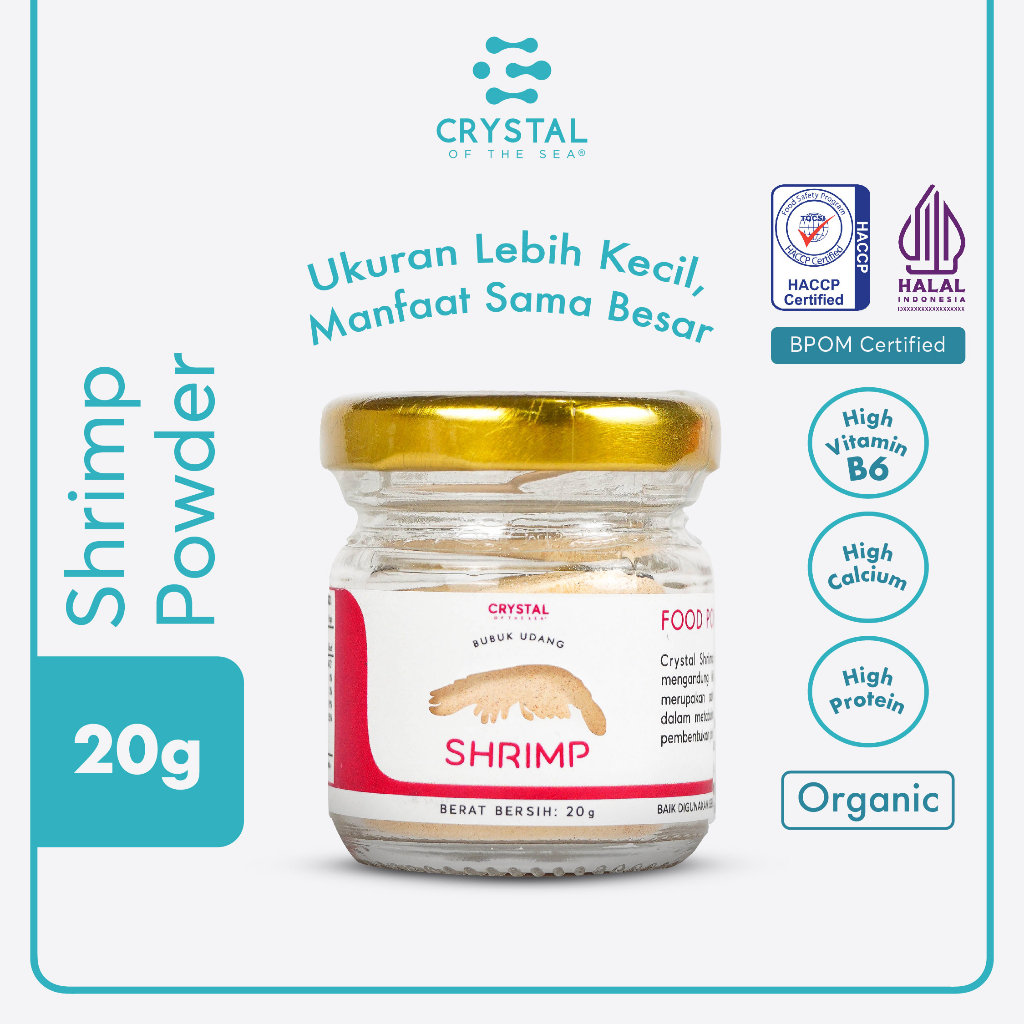 Crystals of the Sea | Shrimp Powder (20GR) | Rebon Shrimp Powder ...