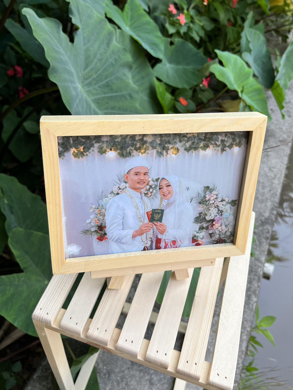 KAYU Custom PHOTO PRINTING 20X15 CM PLUS DUTCH TEAK WOOD PIGURA FRAME ...