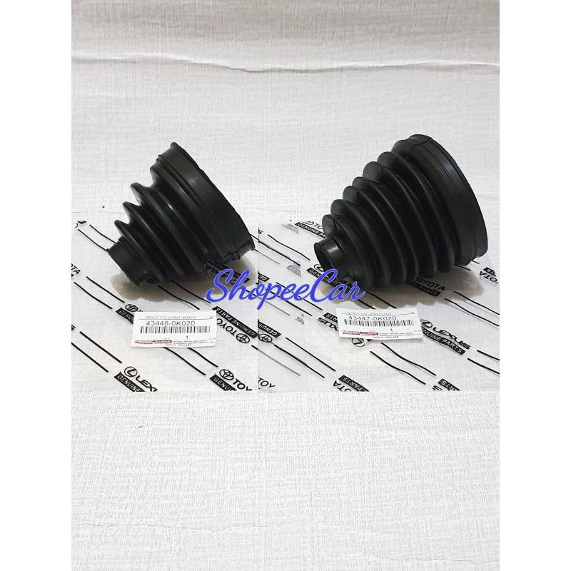 Front Axle Rubber Inside and Out / Boot CV Joint IN Out Toyota Hilux ...