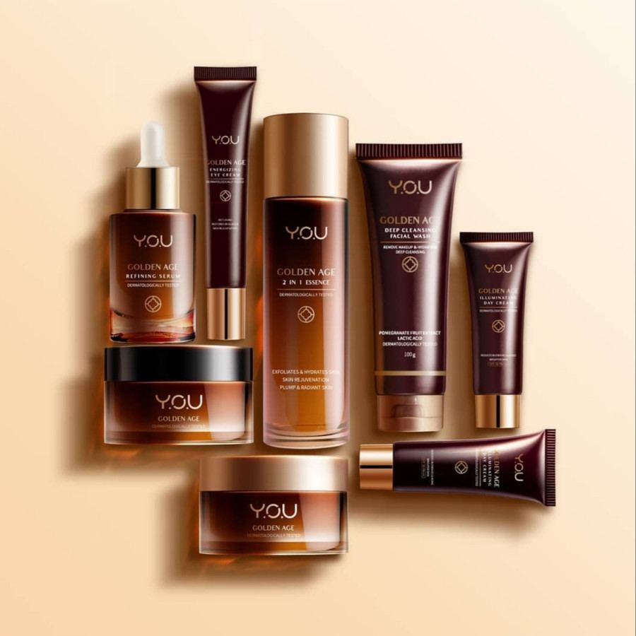 You Golden Age Series | Y.o.u Skin Care Essence Facial Wash Eye Day ...