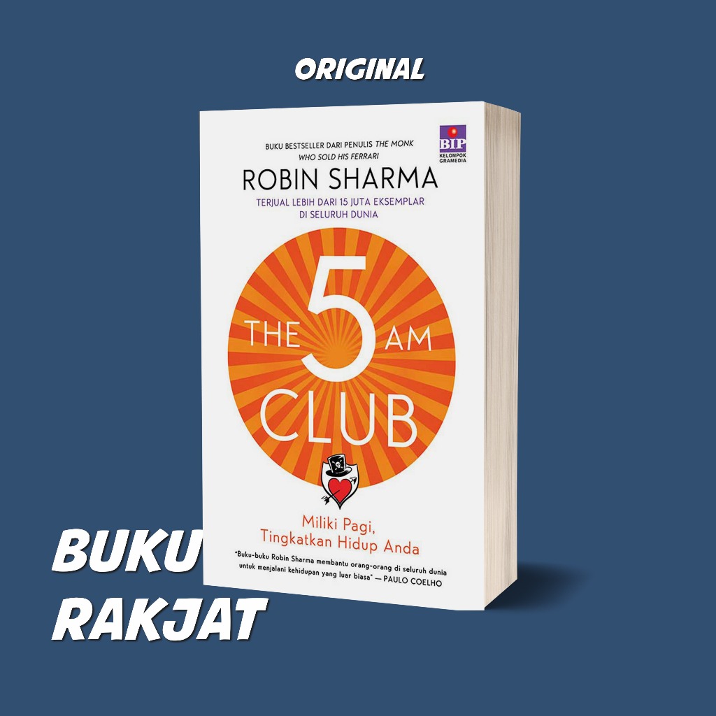 The 5 Am Club book - Robin Sharma | Shopee Malaysia
