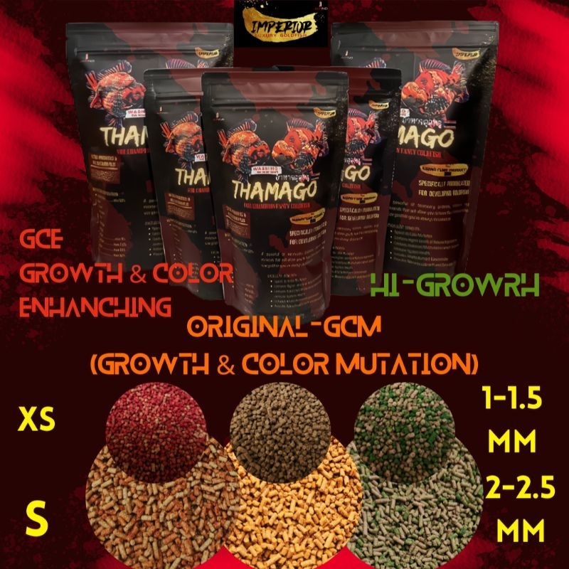 Chef's Fish Pellet/Goldfish NEW Thamago S - Mix Hi Growth & Color ...