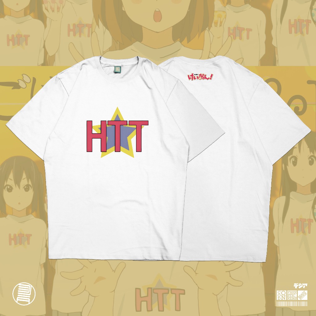 T-shirt Hokago Tea Time HTT K On Yui Mio Ritsu Mugi Azusa Music Manga ...