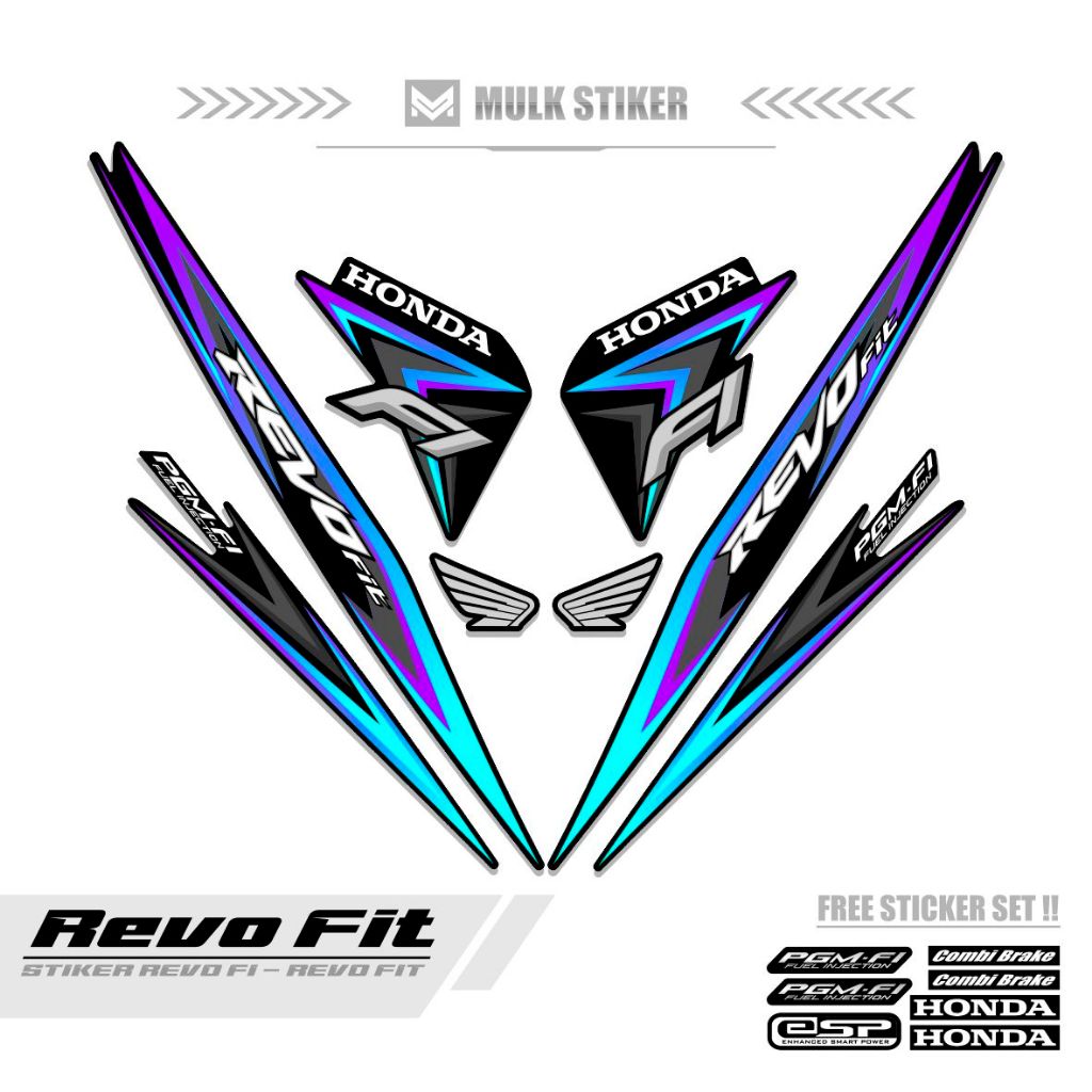Revo FIT STRIPING MOTIF 11 / FI / REVO FIT STICKER / REVO FIT STICKER ...
