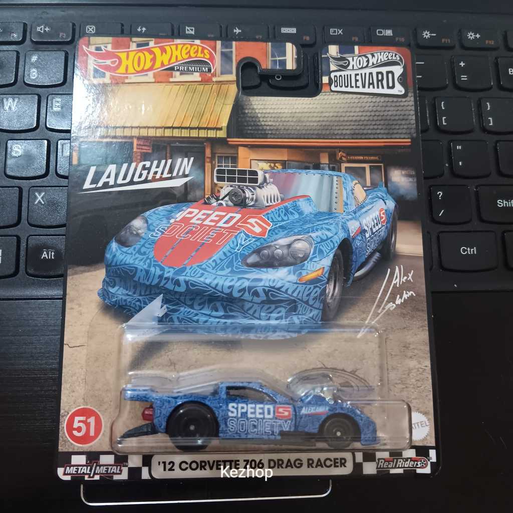 Hot WHEELS BOULEVARD 12 CORVETTE Z06 DRAG RACER Blue NOT MINT | Shopee Malaysia