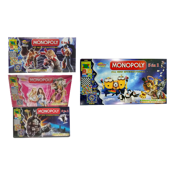 Large Box 5in1 Monopoly / Large Monopoly Children's Toy / Large ...