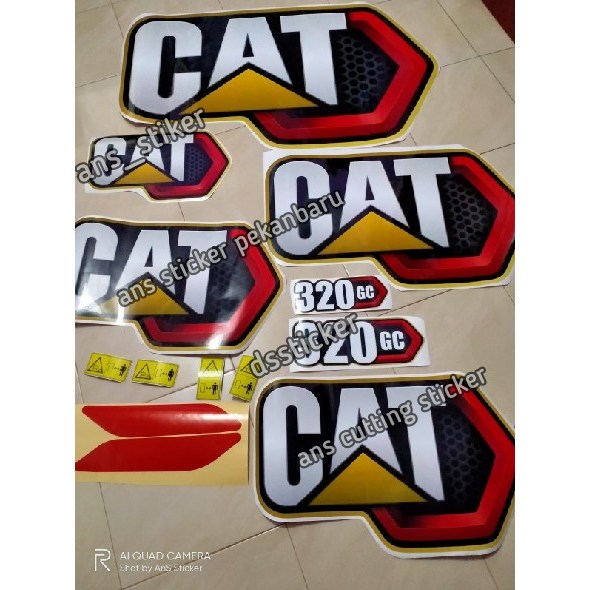 Excavator Sticker/Caterpillar CAT 320 GC Heavy Equipment Sticker New ...