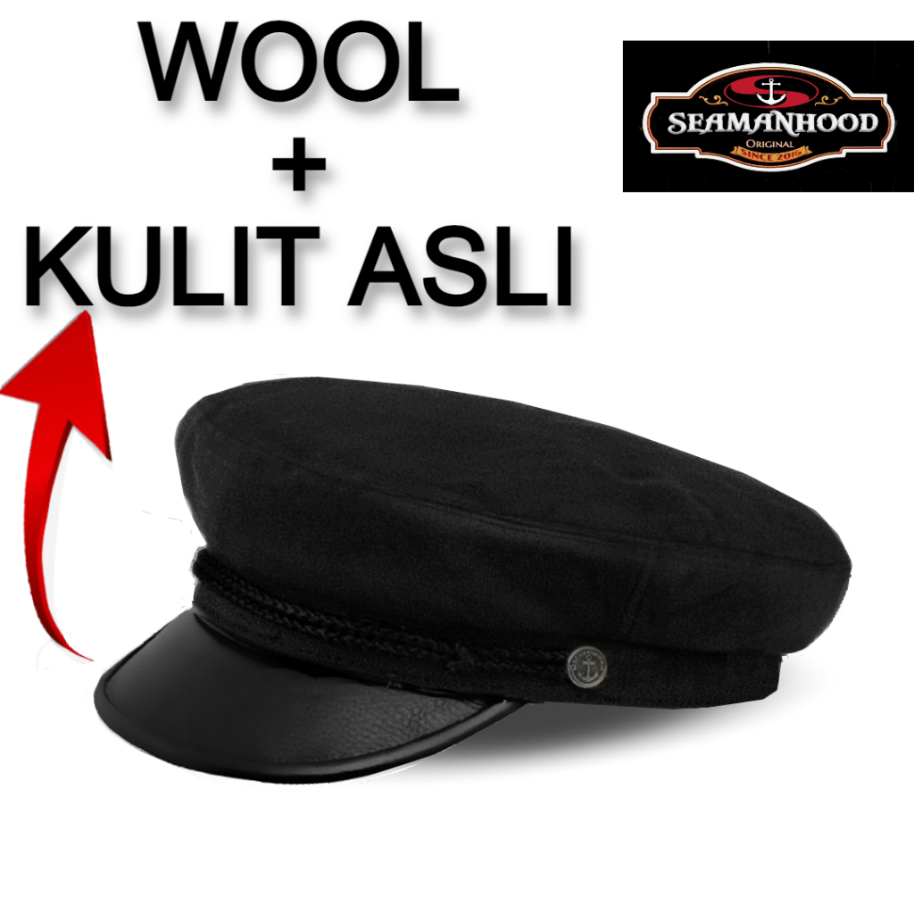 Premium Fiddle hat for Men and Women - Classic Sailor Captain hat Greek ...