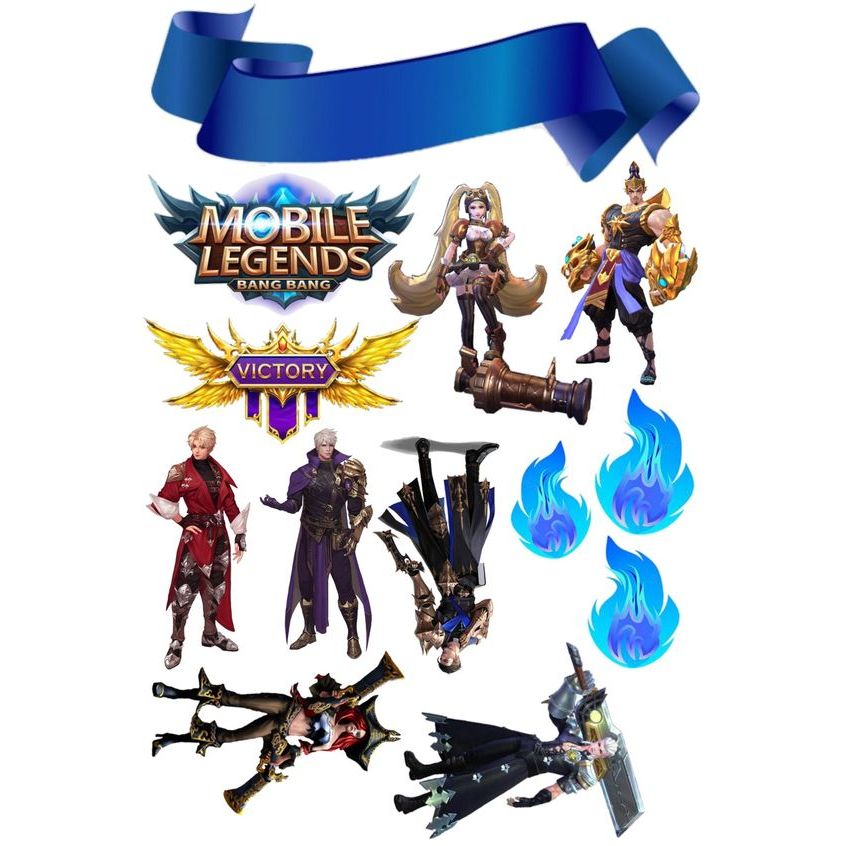 Mobile legends/Happy Birthday Cake Topper Can Request Name and age ...