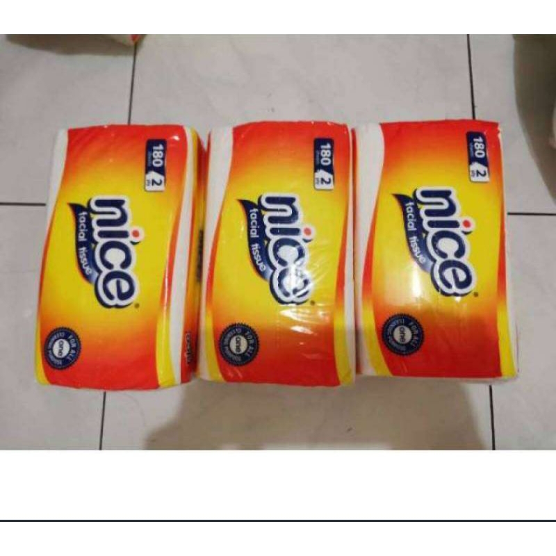 Nice facial Tissue Tissue 180 Sheets (3Pcs Package) | Shopee Malaysia