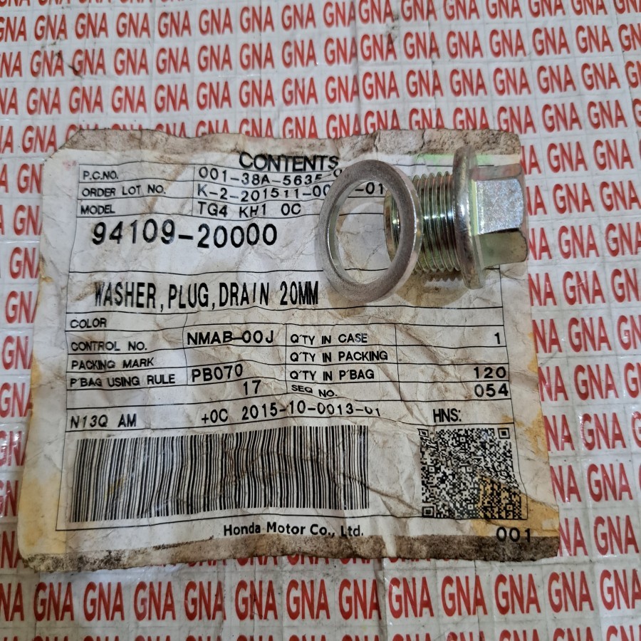 Original Honda 20mm Drain Plug | Shopee Malaysia