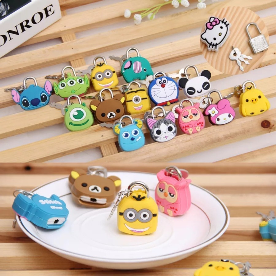 Mini Padlock Suitcase Door Suitcase Character Mini Padlock Cute Cartoon ...