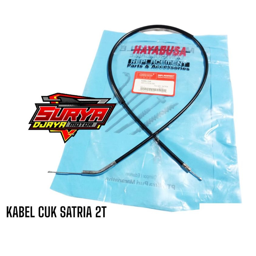 Cable CABLE ROPE CHOOKE CHOKE CUK SATRIA 2T 2 STROKE DOLPHIN SHARK BRAND HAYABUSA | Shopee Malaysia