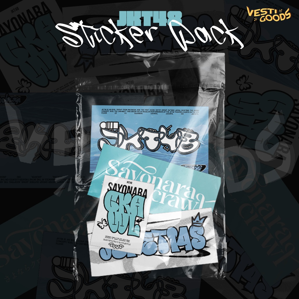 Sticker Pack JKT48 Sayonara Crawl Series - Vestigoods Unofficial ...