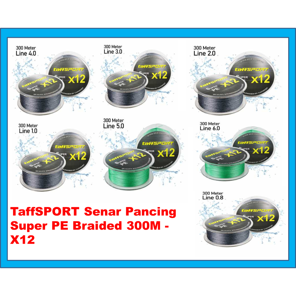 FISHING SENUR PE Braided Fishing Line 300M Quality Fishing Line ...