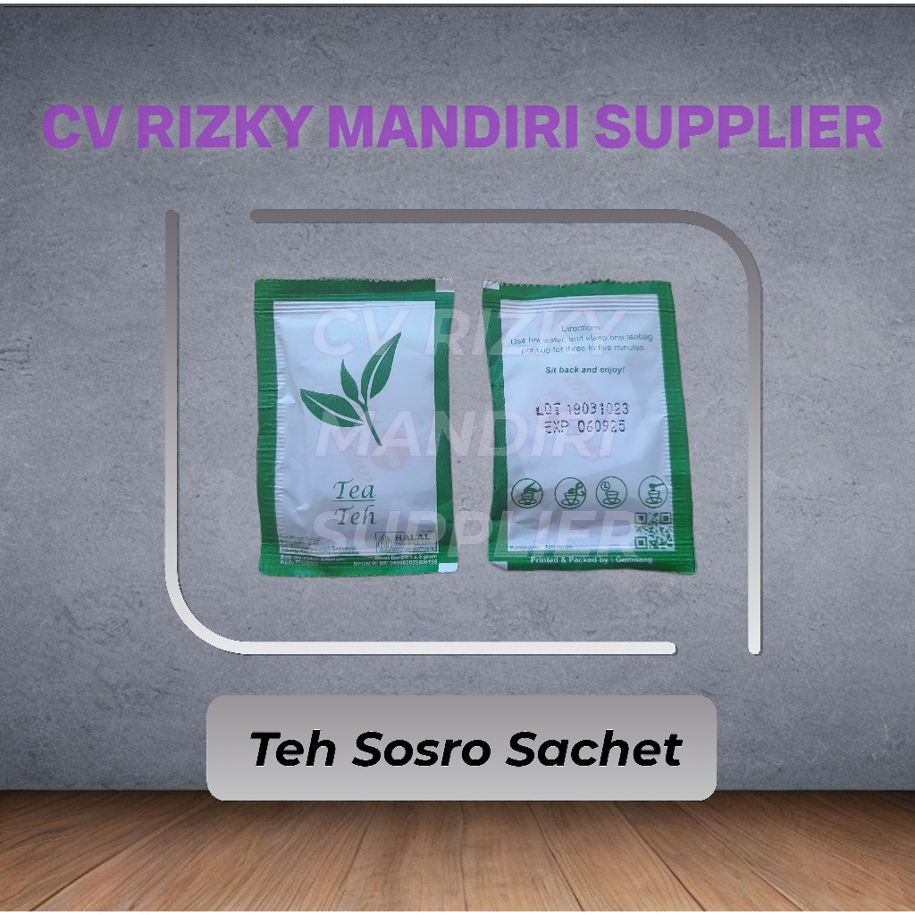 Sosro tea sachet contains 250 pcs (tea sosro sachet bandung) | Shopee ...