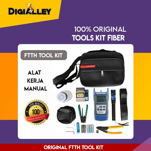 FTTH Tool Set Tools Kit Fiber Optic ftth toolkit cleaver opm fiber op ...