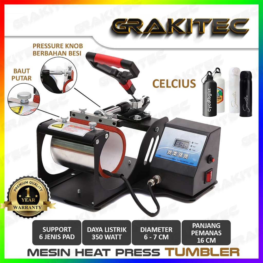 MESIN Tumbler Screen Printing Machine - Premium Digital Tumbler Heat ...