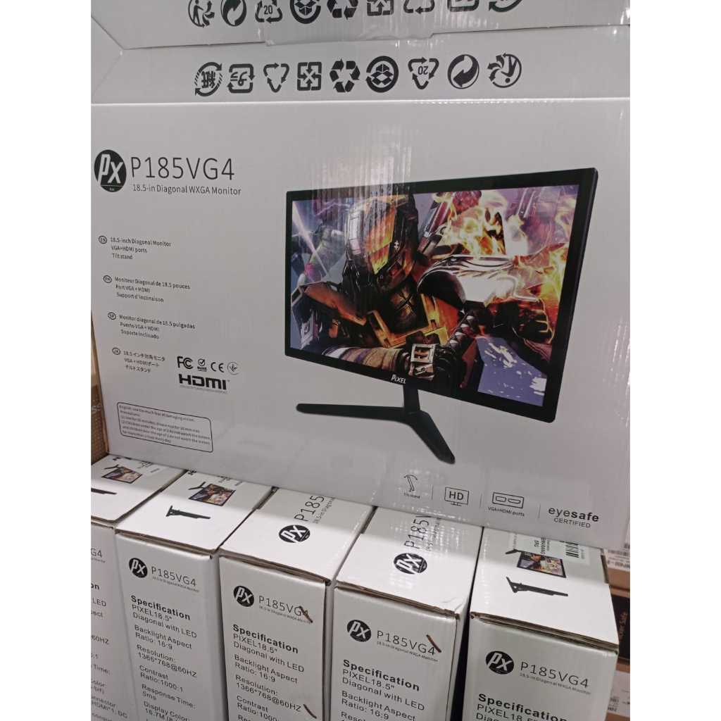 Pixel Monitor P185VG4 19inch HDMI VGA Slim LED Monitor | Shopee Malaysia