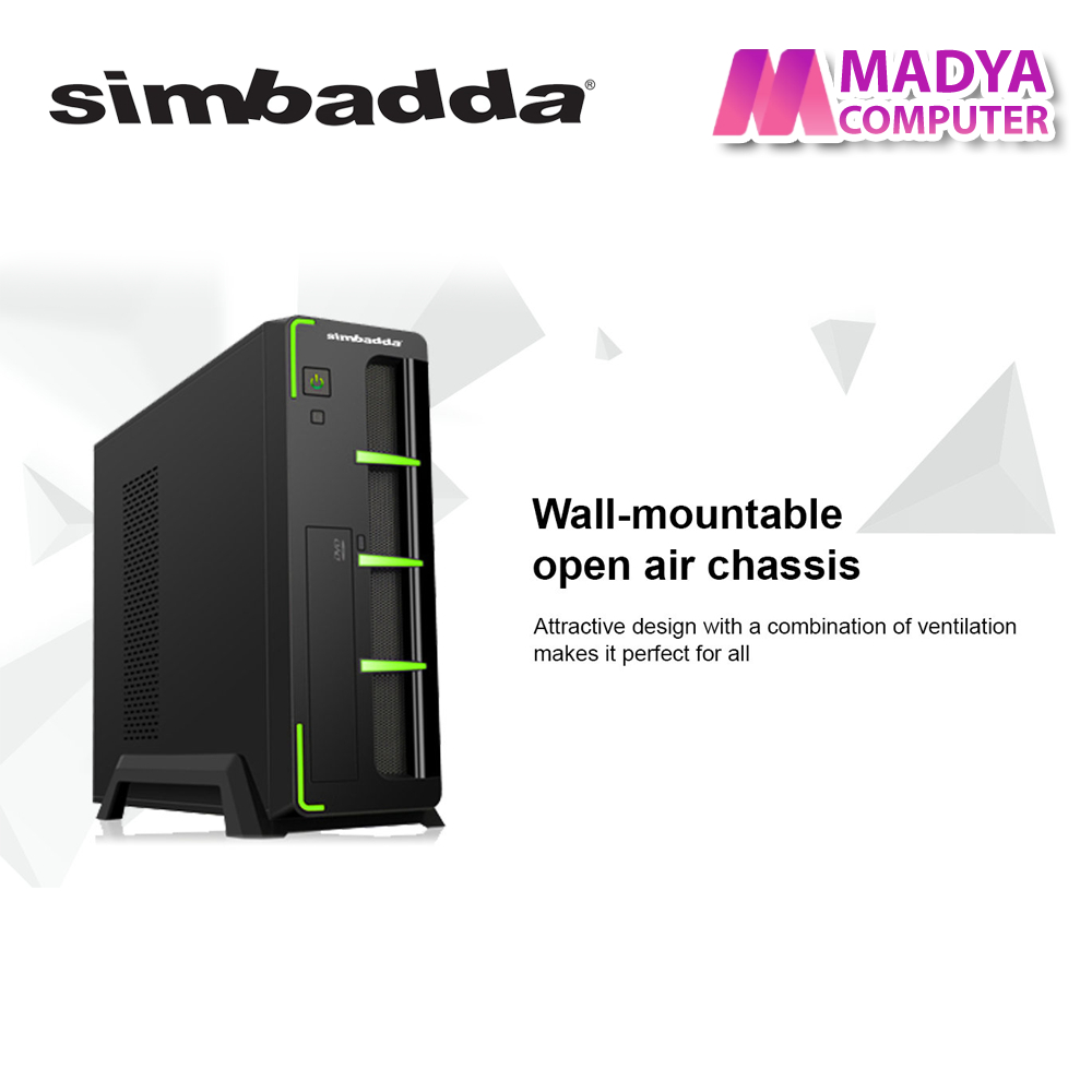 Simbadda CX 160 Slim Mini PC Case (With PSU) - Mini ITX Case | Shopee Malaysia