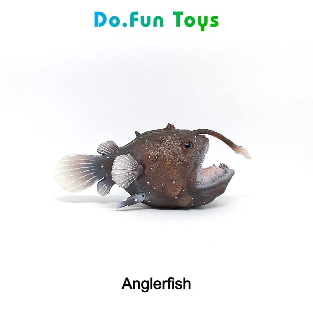 Animal Figurine | Anglerfish/miniature Toy Double Cocked Fish | Shopee ...