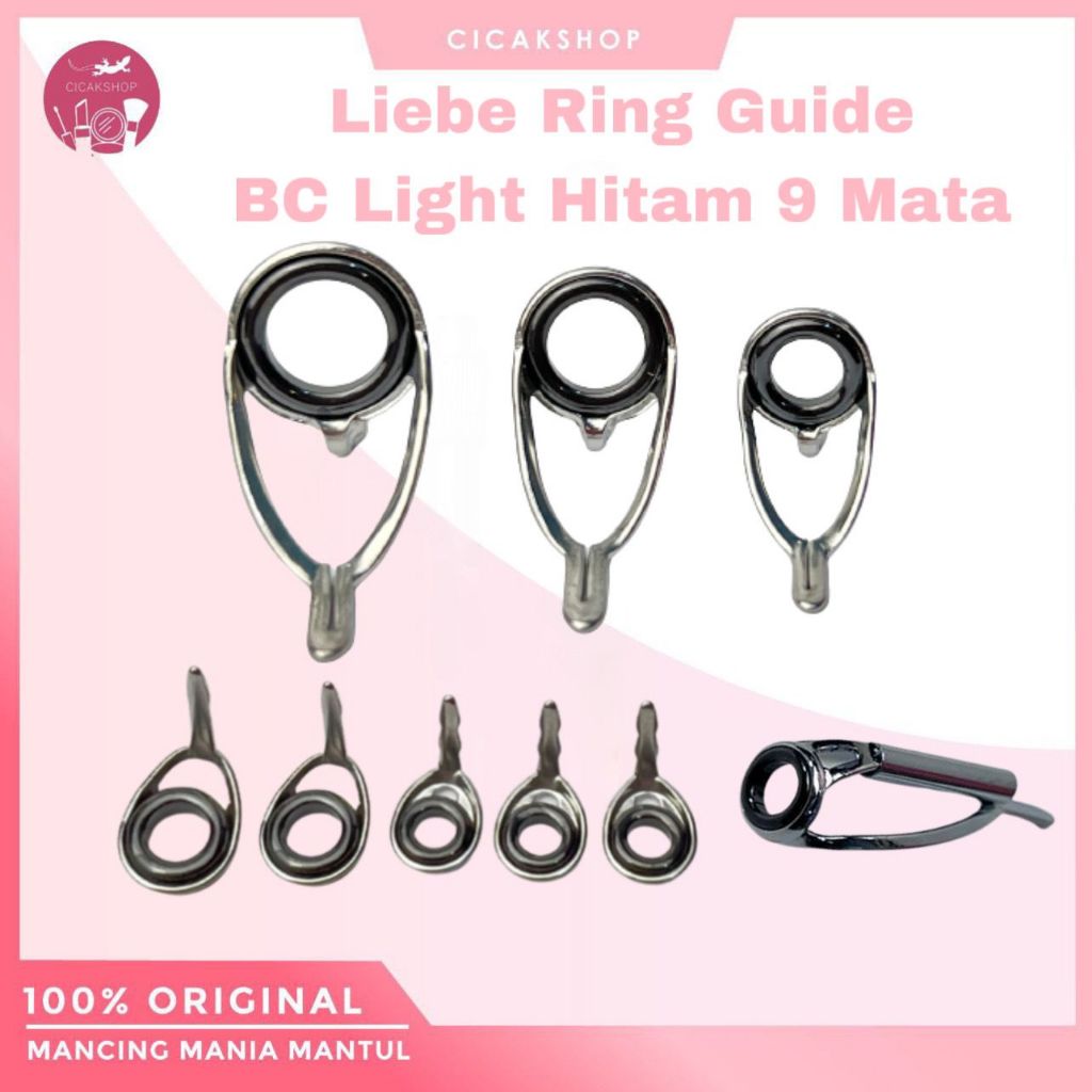 Cicakshop88 Liebe Ring guide Fishing Rod bc non fuji | Shopee Malaysia