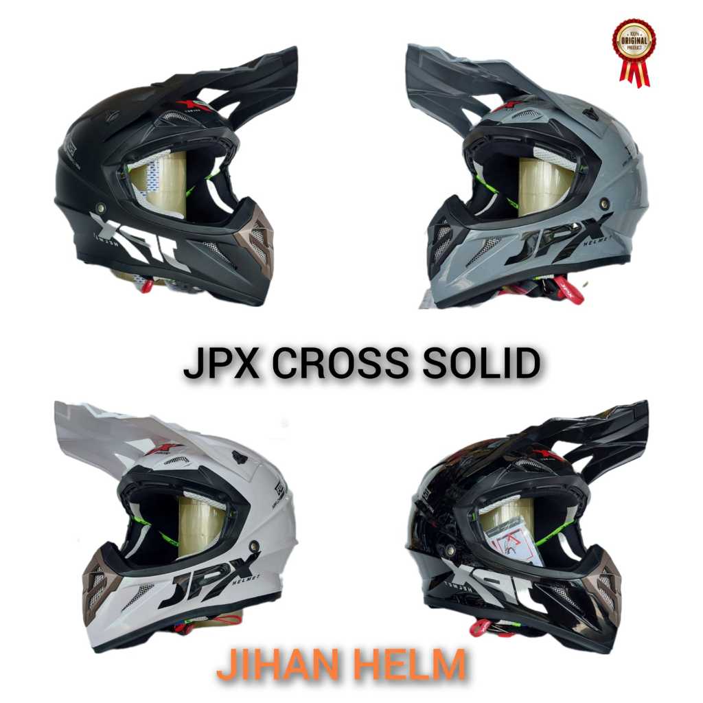 Motorcycle Helmet CROSS JPX FOX 1 POLOS ORIGINAL FULL FACE Adult Dirt ...
