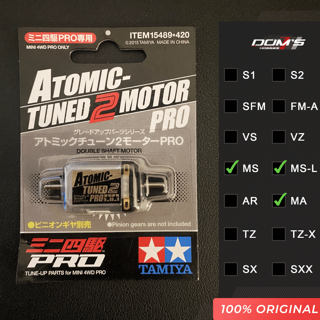 Tamiya 15489 Dynamo ATOMIC TUNED 2 PRO/ATOMIC TUNED 2 MOTOR PRO ...