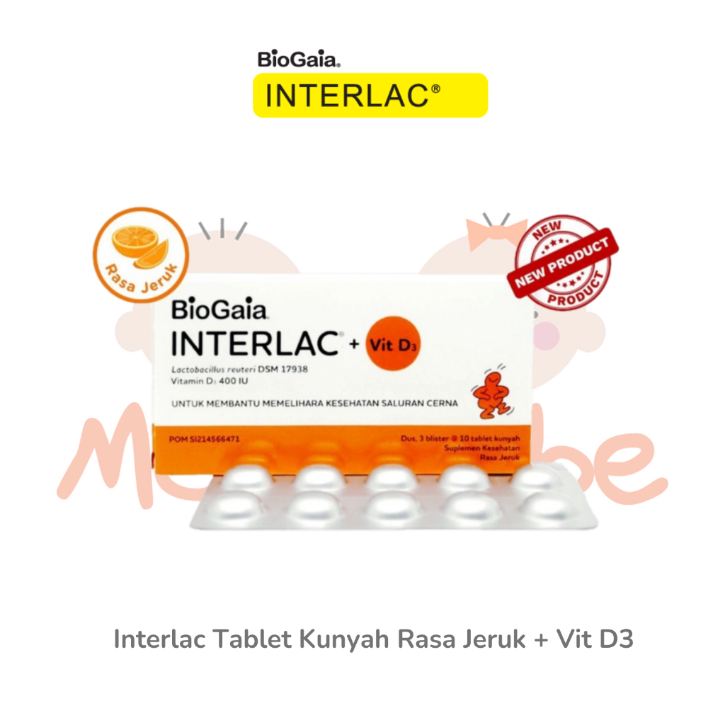 [FREE 1 Tablet Interlac PRO-D] Interlac Orange Flavored Chewable Tablet ...