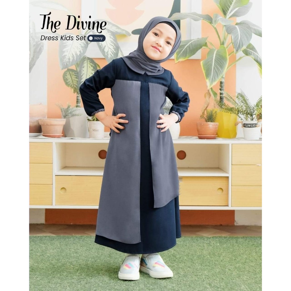 Gamis For Muslim Girls plus Hijab Dannis Baby Doll Ages 1-14 Years ...