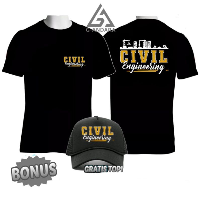 CIVIL ENGINEERING PROFESSIONAL T-SHIRT, LATEST DESIGN, COOL FRONT AND ...