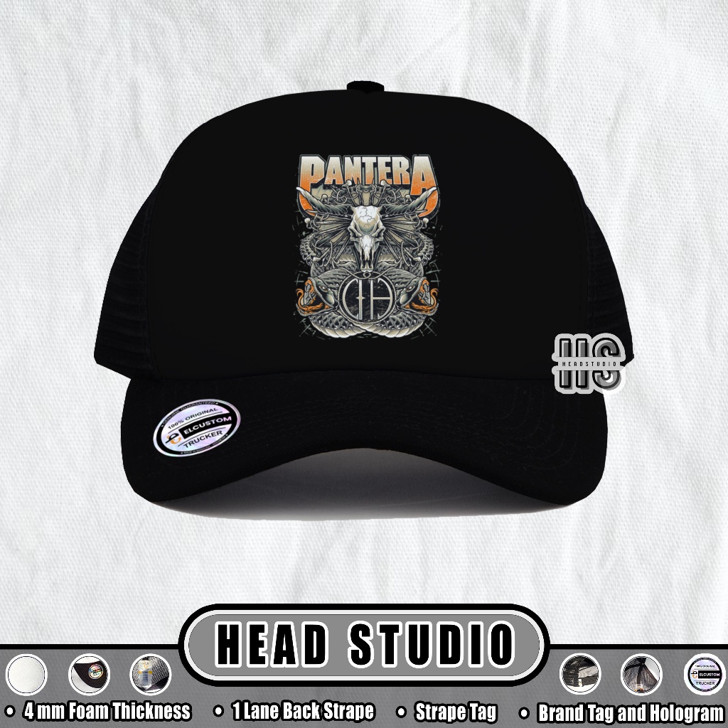 Pantera | Trucker Hat | Men's Hat | Hat | Trucker | Band Hat | Baseball ...