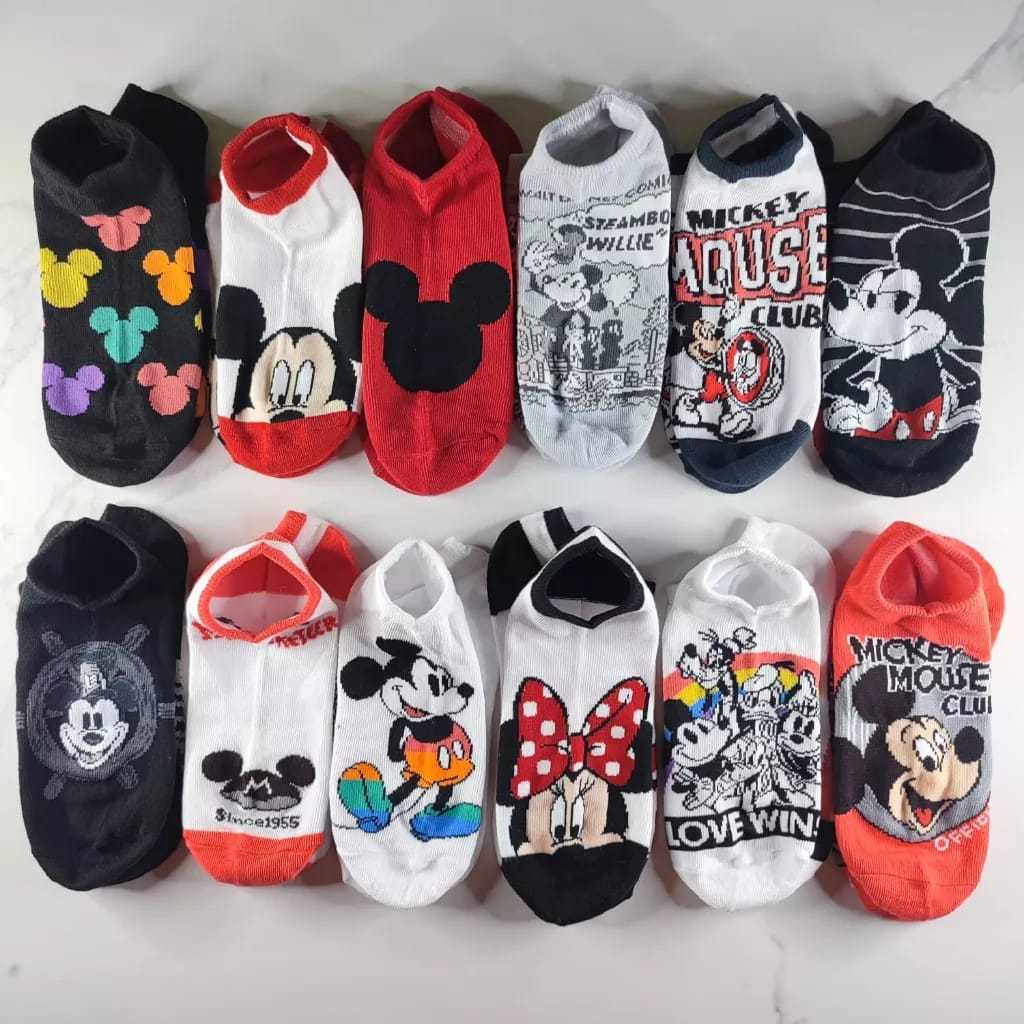 Mickey & Minnie Mouse Disney Socks Original Merchandise | Shopee Malaysia