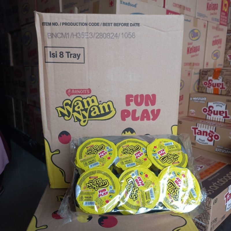 Nyam nyam fun play 11gram 1 Box Contains 8 Packs 1 pack Contains 12 pcs ...