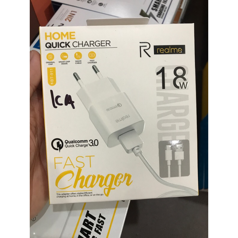 Original REALME TYPE C FAST CHARGING 18W HP CHARGER | Shopee Malaysia
