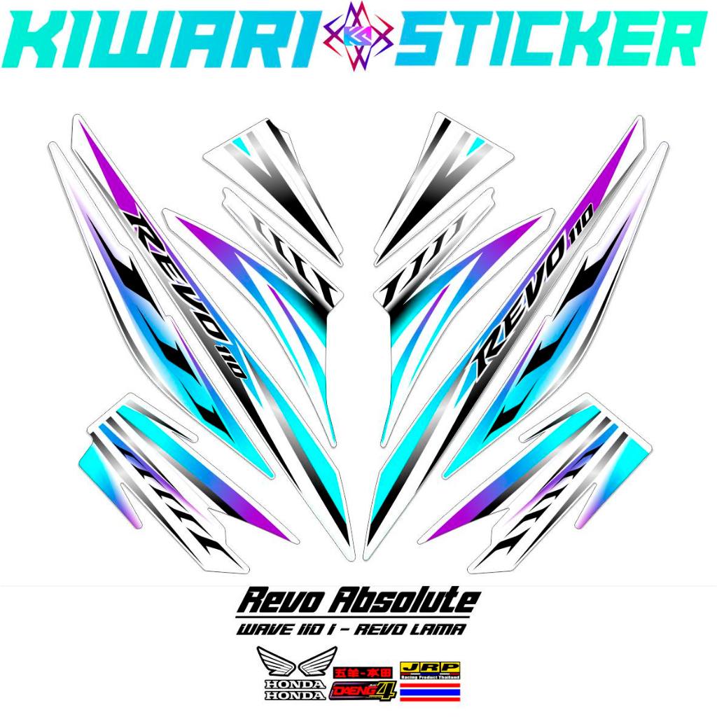 Striping ABSOLUTE REVO 110 CW MOTIF 24 / STICKER ABSOLUTE REVO 110 ...