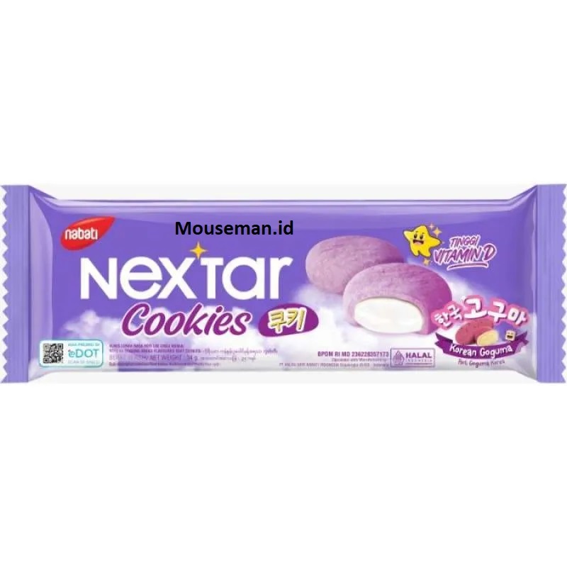 Nabati NEXTAR Cookies Korean Goguma SANDWICH 34gr | Shopee Malaysia
