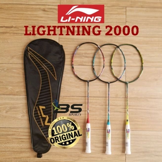 Original 2000 LINING LIGHTNING BADMINTON RACKET | Shopee Malaysia