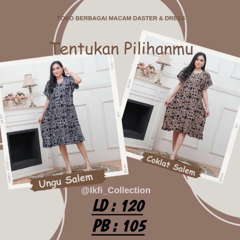 Rampel Daster for Women Polka Dot Square Motif Rampel Daster Busui ...