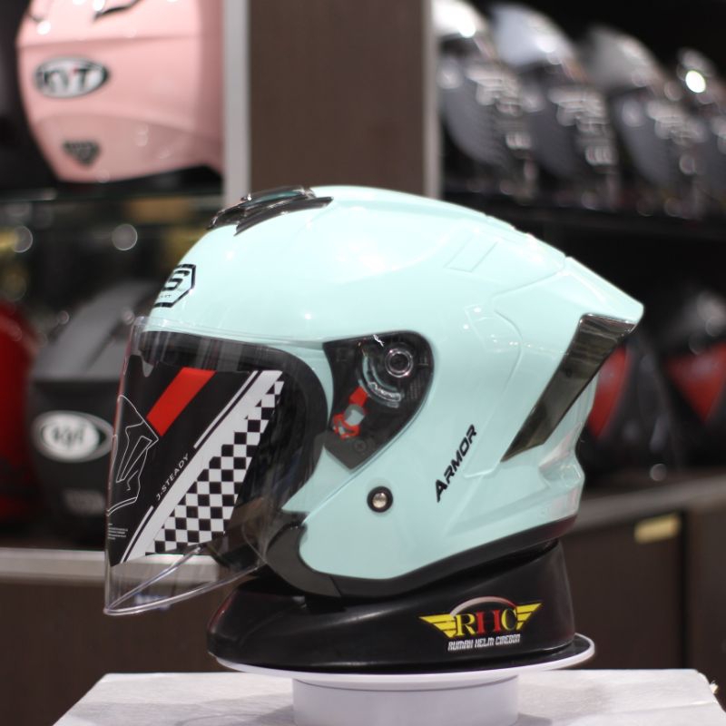 Js ARMOR SOLID HALF FACE Helmet Men Women | Shopee Malaysia