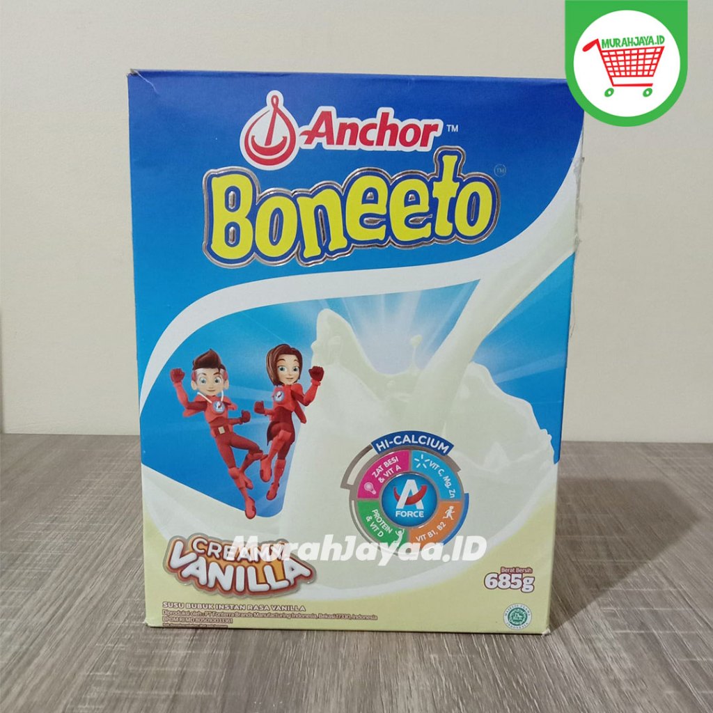 Boneeto Vanilla Flavored School Milk Powder for Children 685G Boneeto ...