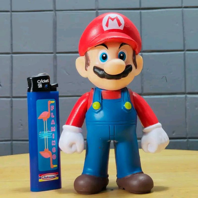 Action Figure Toysmario blue redsuper mario bross seriesvinyl ...