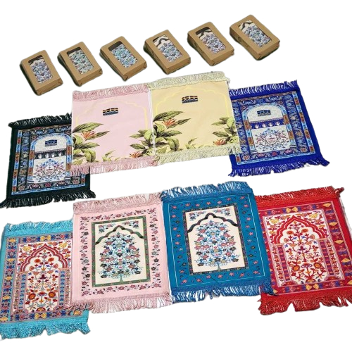 Mini Prayer Rug Thick Face Turkey Head Turkey Tojiro Rawdah Motif By ...