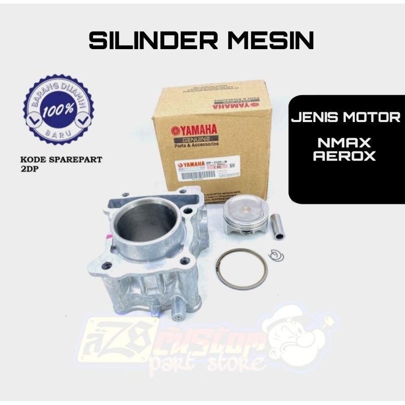 Seher BLOCK COMPLETE SET + TOP SET YAMAHA NMAX 155, AEROX 155 2DP ...