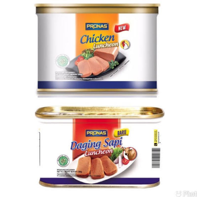 Pronas Luncheon/Beef Block Chicken/Beef 198gr | Shopee Malaysia