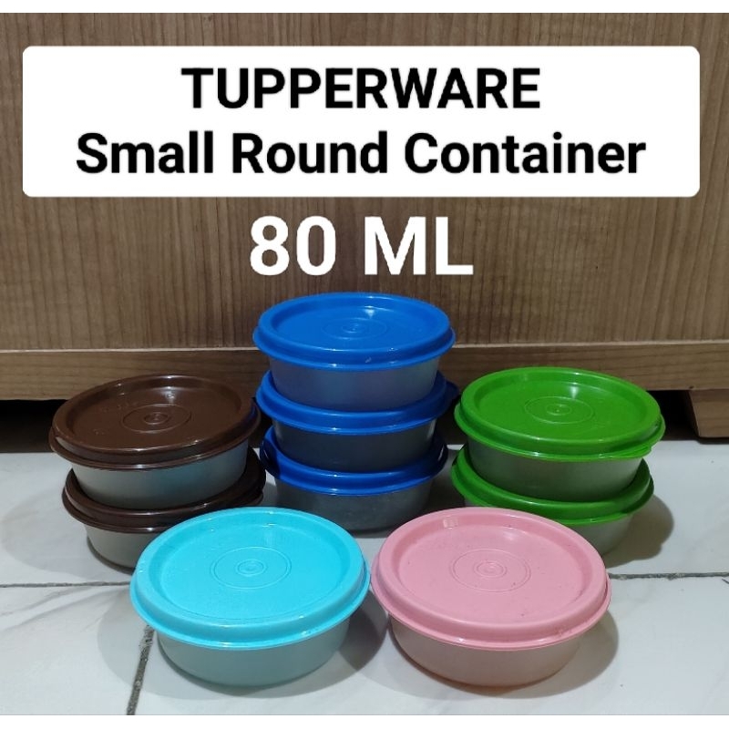 Tupperware Small Round Container 80ML | Shopee Malaysia